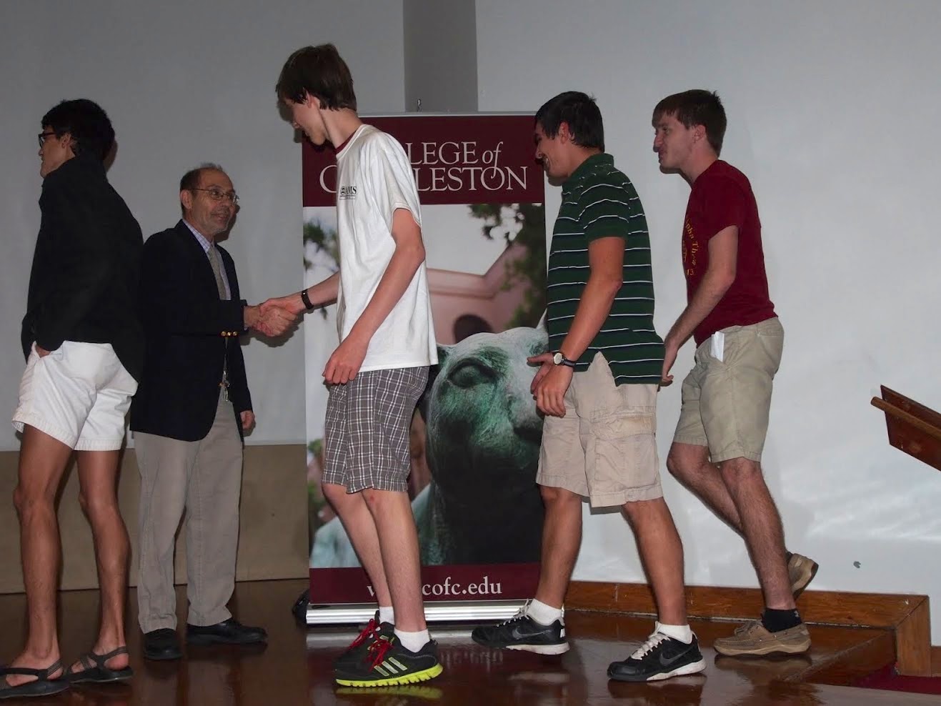 David Stoner and Andy Xu competing in the Who Wants to be a ...